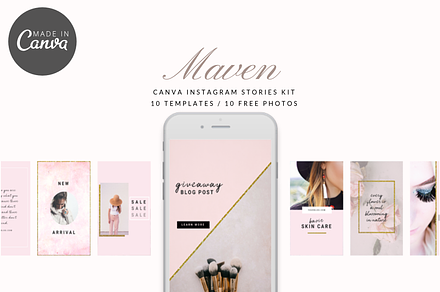 Luxe Instagram Design Pack, a Social Media Template by Sales Shop