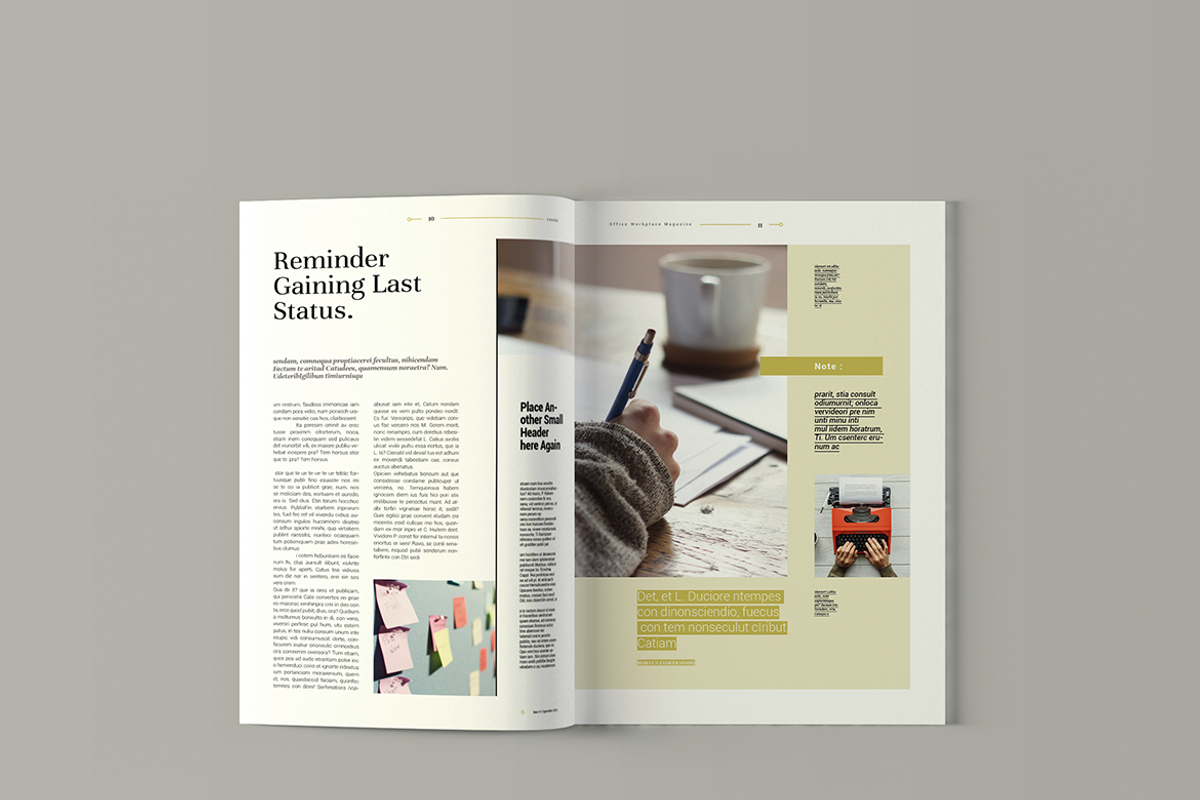 Corner - Magazine Template, a Magazine Template by inspirasign