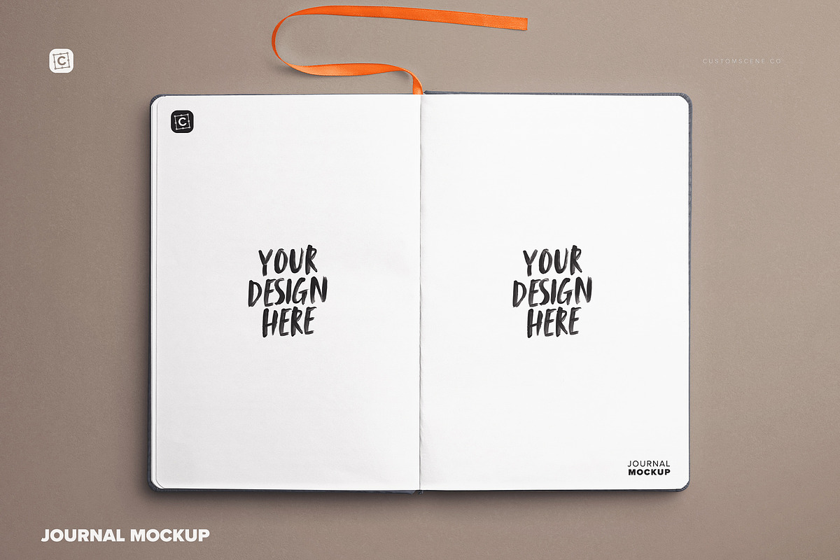 Digital Journal Creator, a Books & Magazine Mockup by Custom Scene
