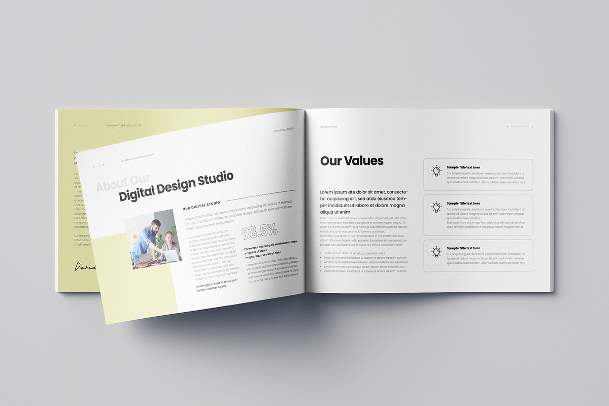 Portfolio Template | MS Word & EPS