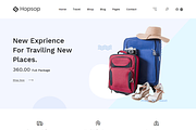 Hopsop - Travel Accessories Template, a Bootstrap Template by HasThemes
