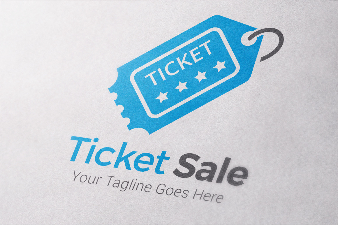 Ticket Sale Logo Template, a Branding & Logo Template by Grapixy