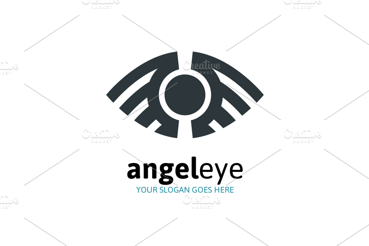 Angel Eye Logo, a Branding & Logo Template by MLJ studios