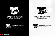Digital Fashion Logo Template, a Branding & Logo Template by gunaonedesign