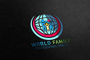 World Family Logo, a Branding & Logo Template by essegraphic