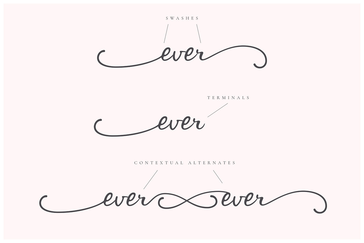 Ever After | Modern Calligraphy Font, a Script Font by Ayca Atalay