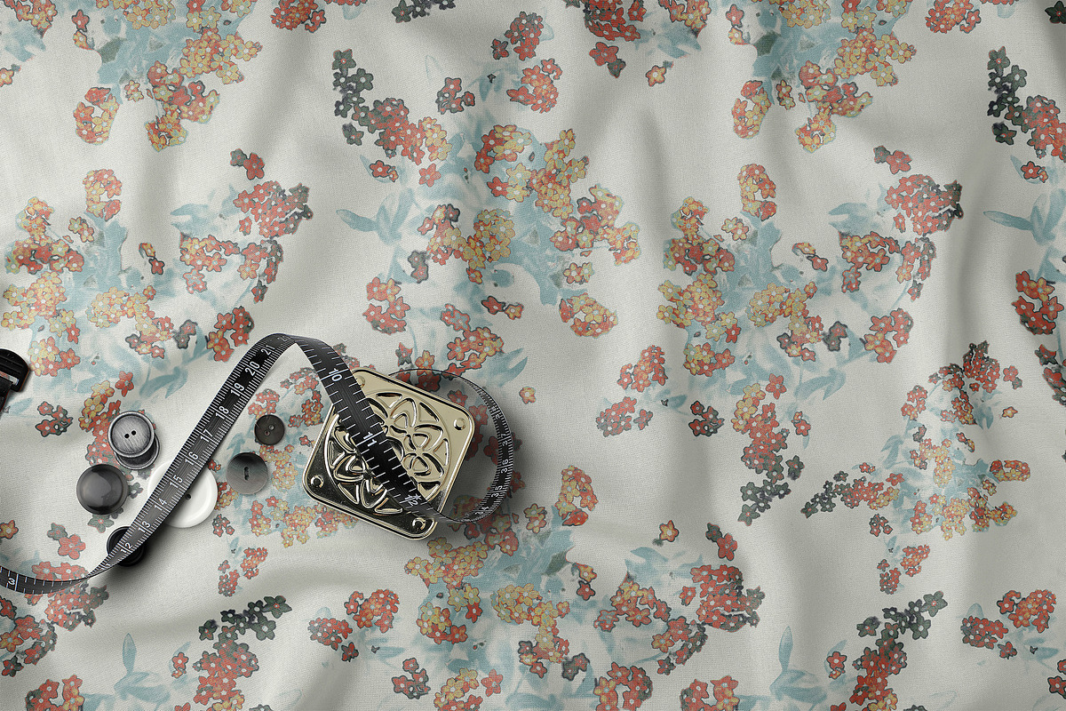 Micro Floral Seamless Pattern, a Pattern Graphic by Jessie Bloom Studio