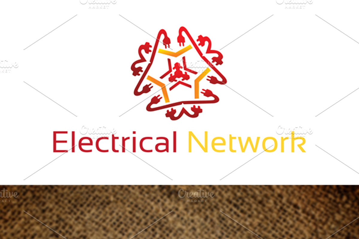 Electrical Network Temple, a Branding & Logo Template by Zia Grfx