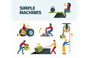 Simple mechanism. Physical force | Graphics ~ Creative Market