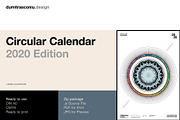 Circular Calendar / 2020 Edition | Presentation Templates ~ Creative Market