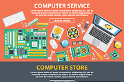 Computer service, Computer Store, a Templates & Theme by Magurok