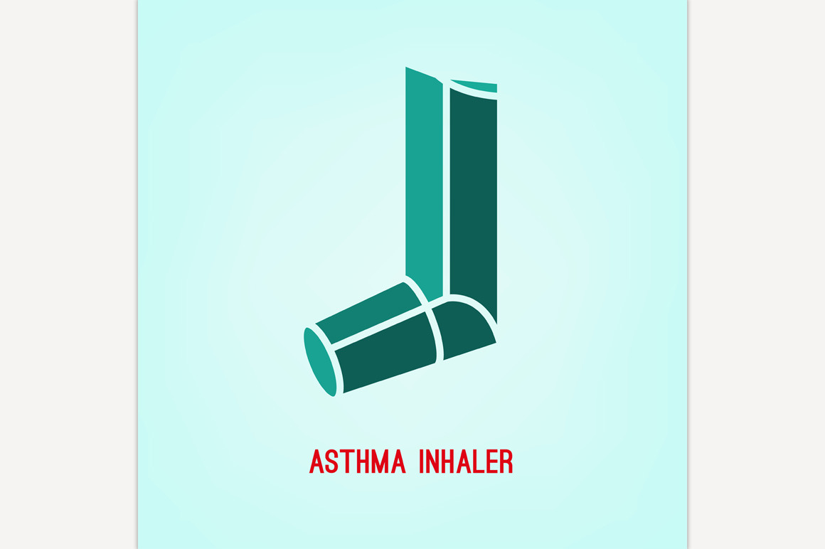 Vector Asthma Inhaler, an Icon by Anna's Shop