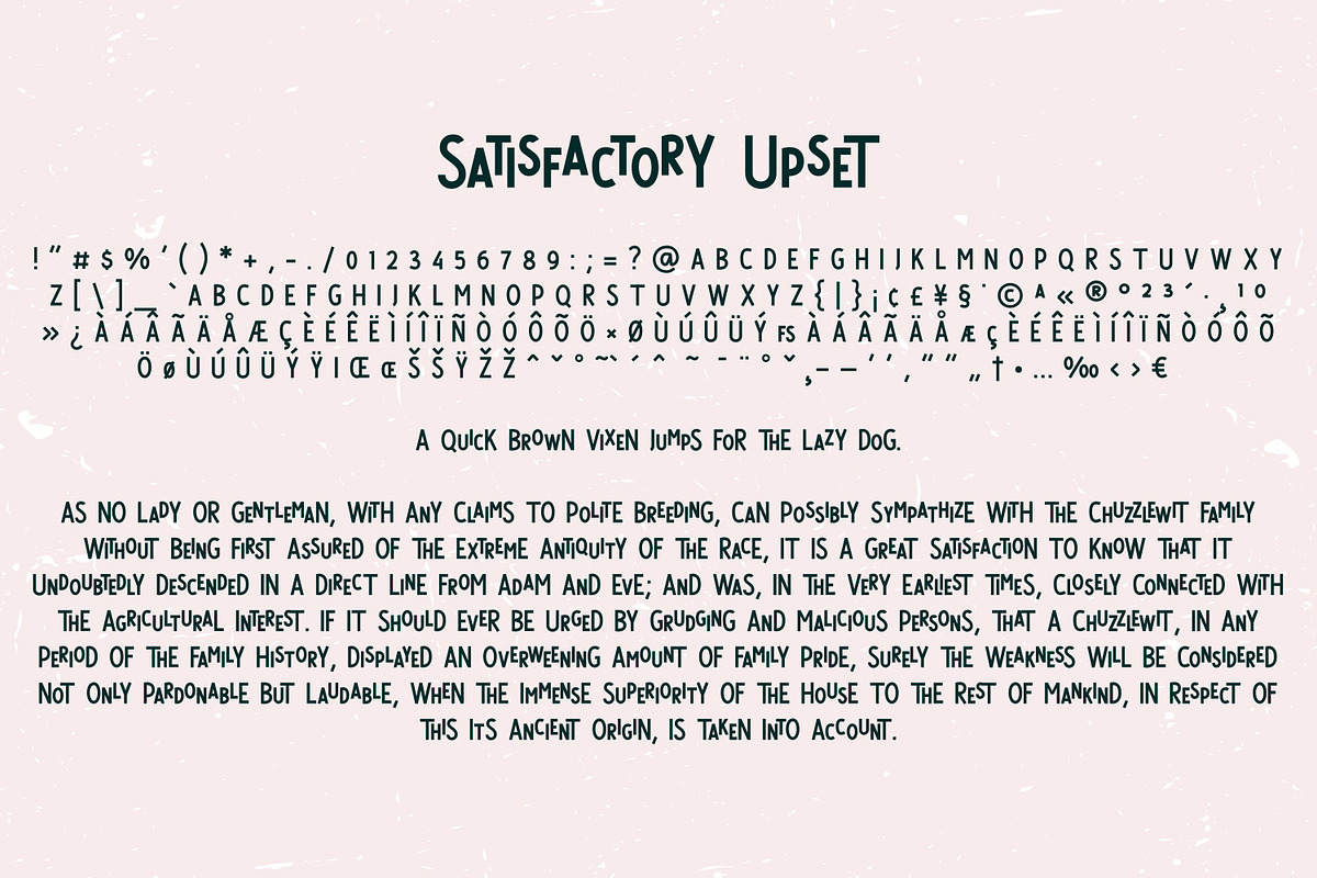 Satisfactory vintage and retro font