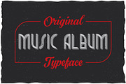 Music Album Vintage Label Typeface | Fonts ~ Creative Market