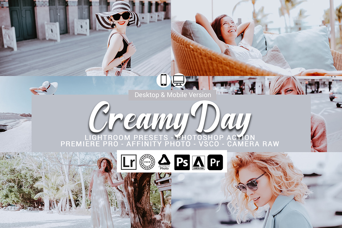 Creamy Day Presets, an Action Add-On by DreamColor