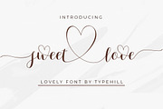 Sweet Love Script, a Script Font by Typehill