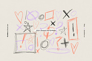 Scribble - 500+ lines, shapes + more, a Texture Graphic by Studio 2am