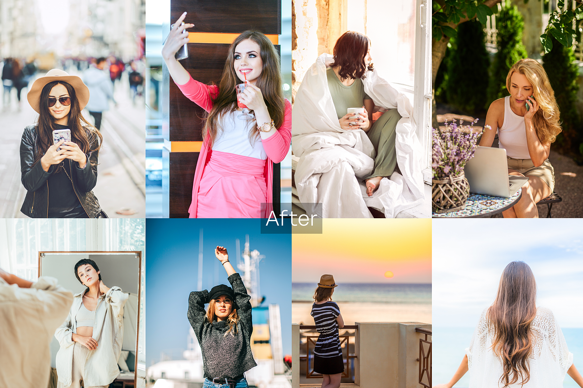 14 Insta Girl Lightroom Presets, a Preset Add-On by RamsaGraphi