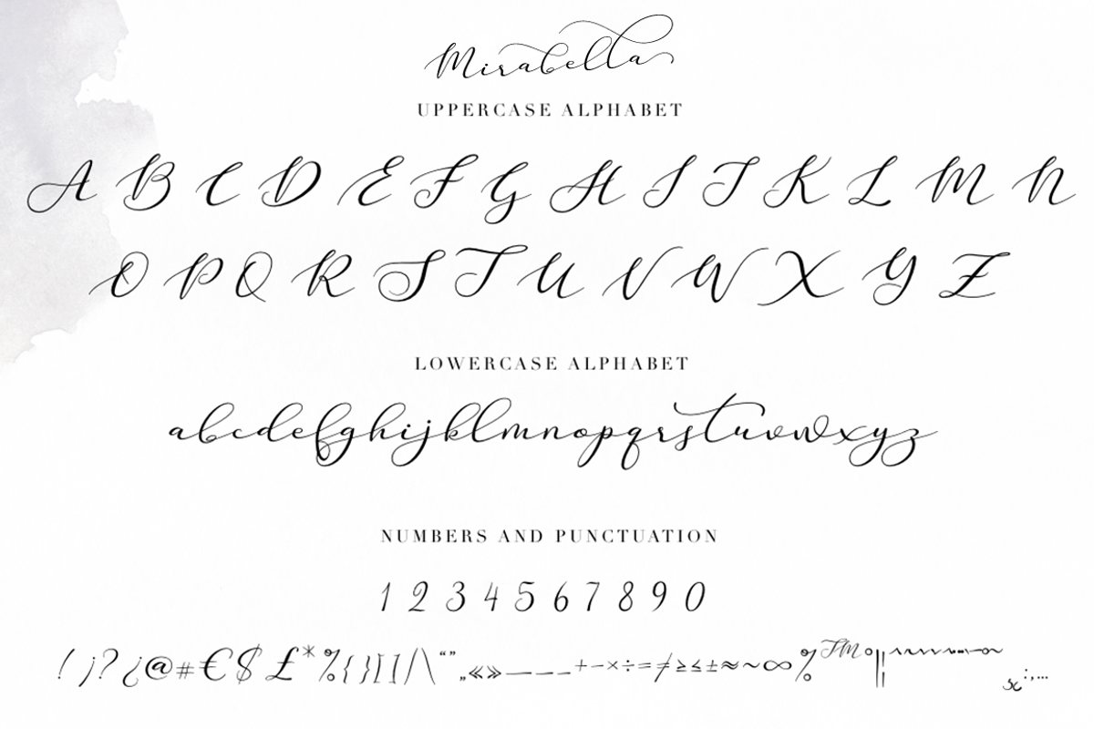 Mirabella, a Script Font by Larin Type Co.