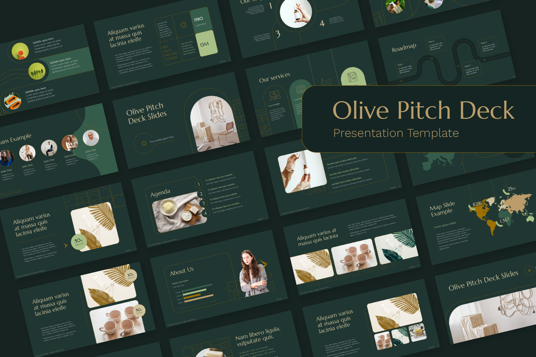 Olive PowerPoint Template | Creative Market