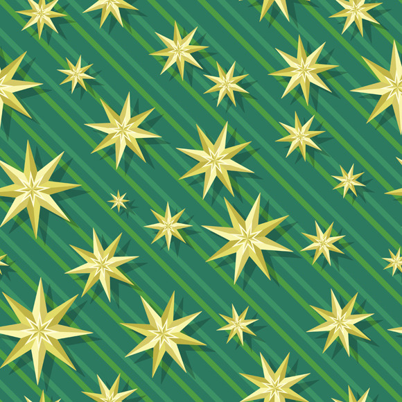 Eight-pointed stars Seamless Pattern, a Pattern Graphic by robuart