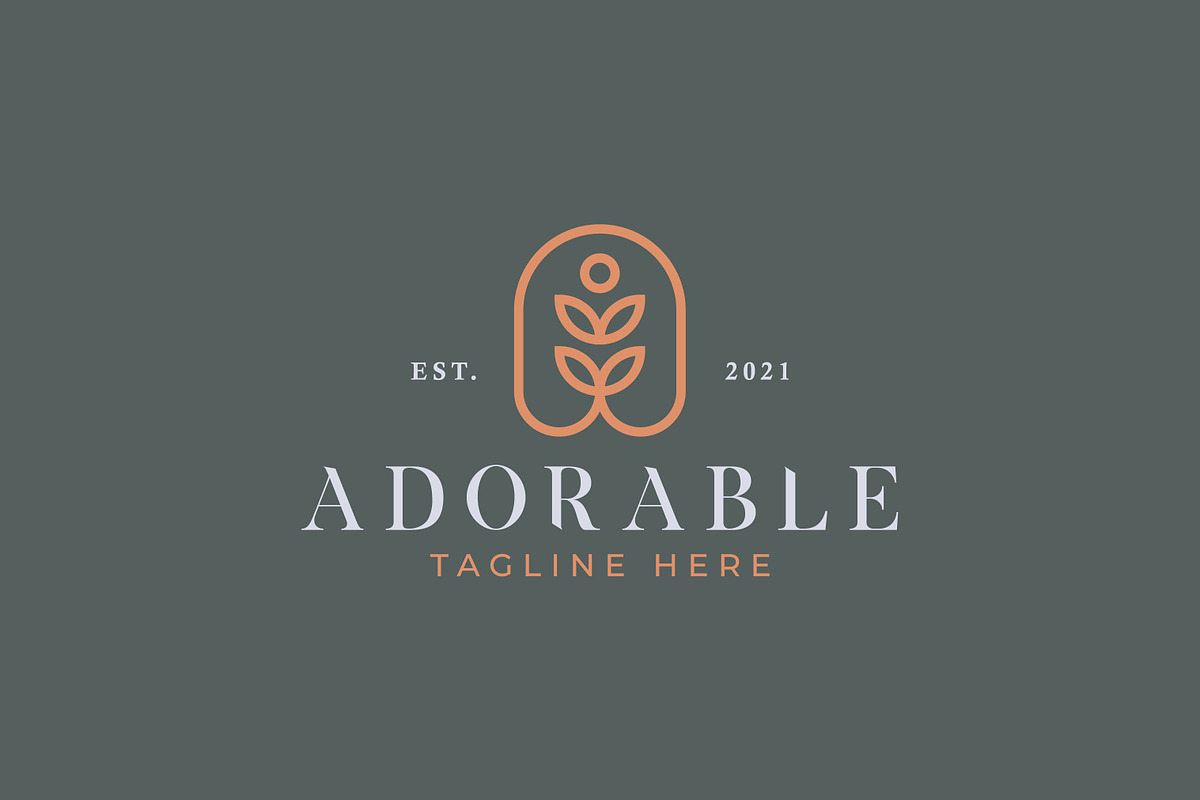 Simple Fashion Brand Logo Natural