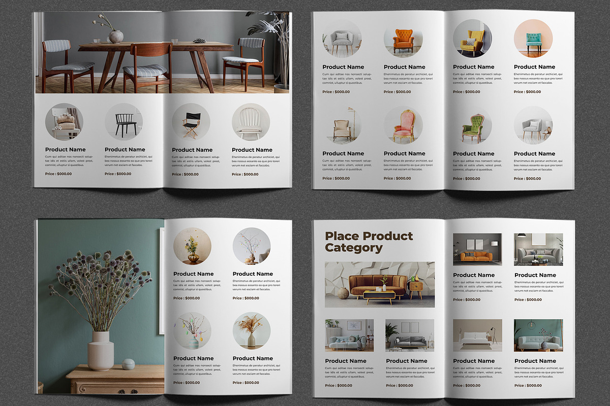 Professional Catalog Design Template