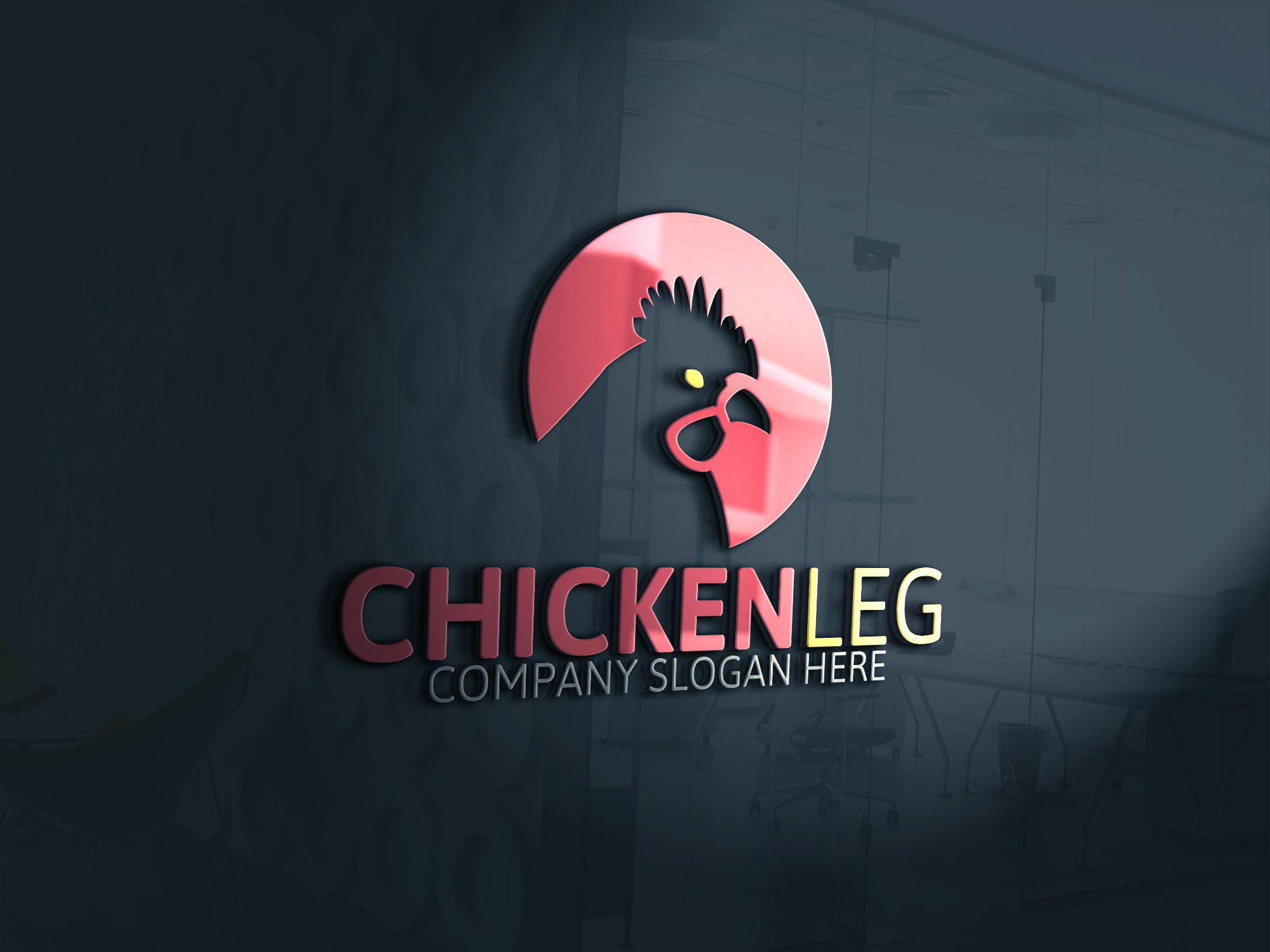 Chicken Leg Logo | Branding & Logo Templates ~ Creative Market
