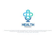 Health Podcast - Health Radio Logo, a Branding & Logo Template by ...