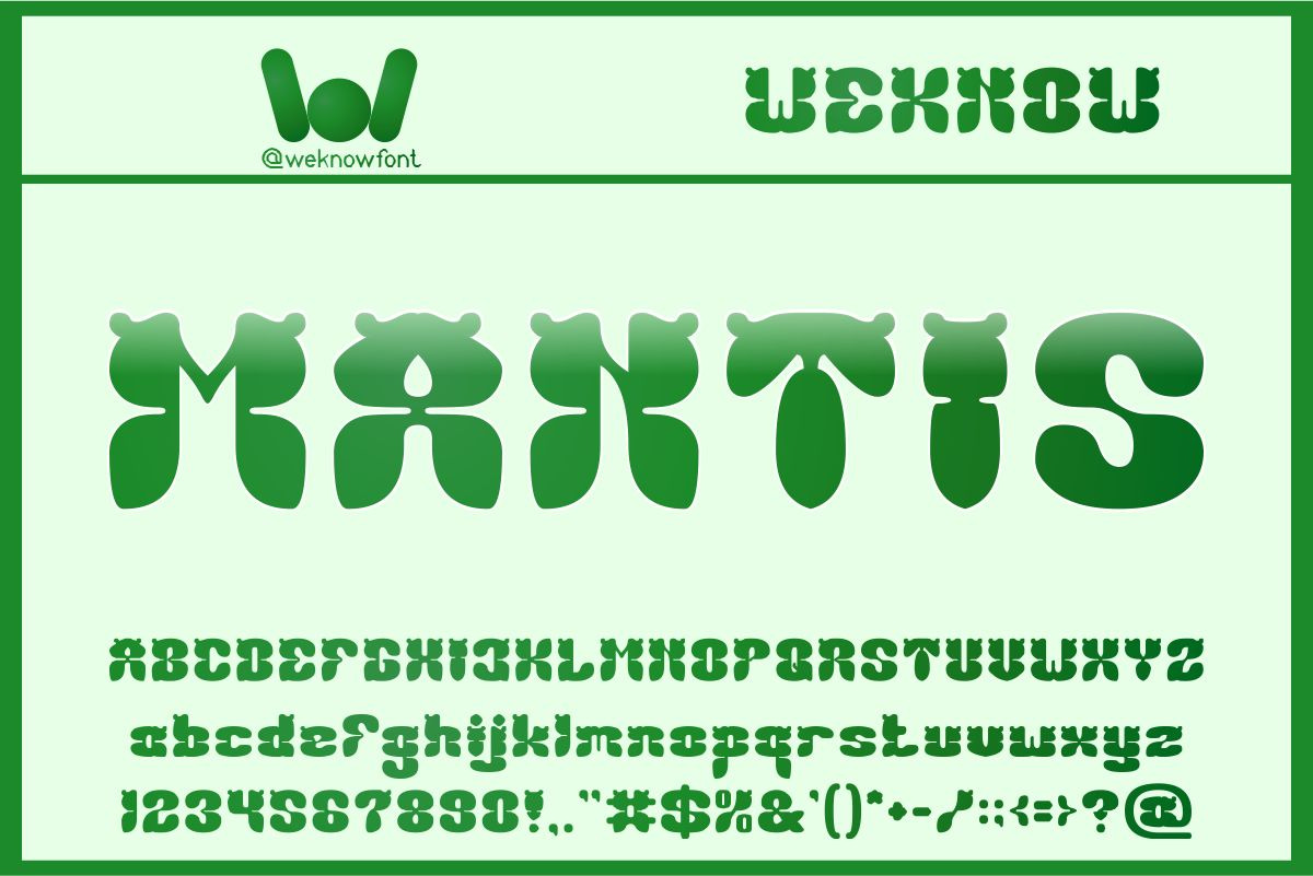 Mantis Font