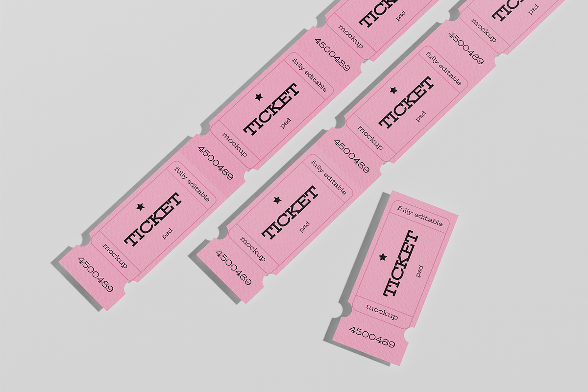 Event Tickets Mockup