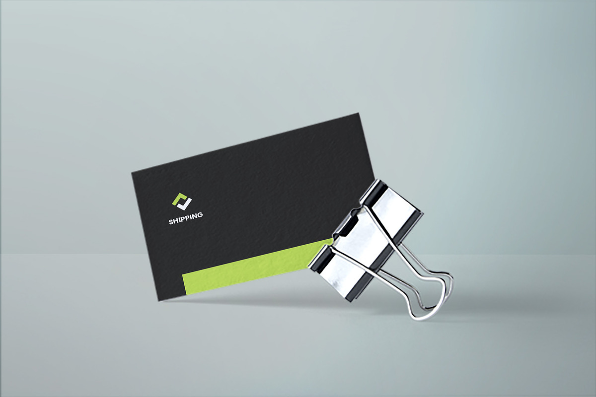 Shipping Business Card, a Business Card Template by TemplatesNow!