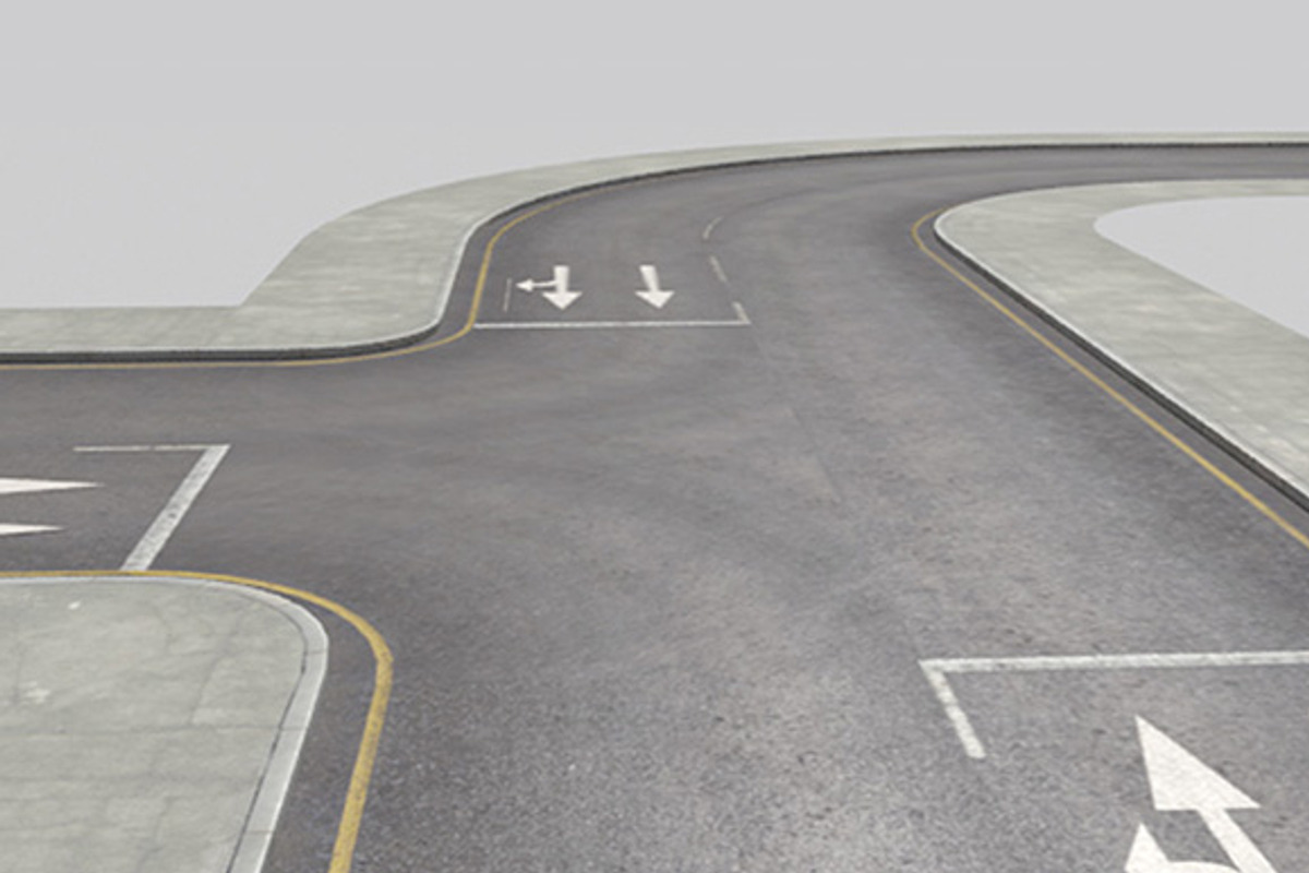 Roads Construction Kit, an Architecture 3D Model by RivermillStudios