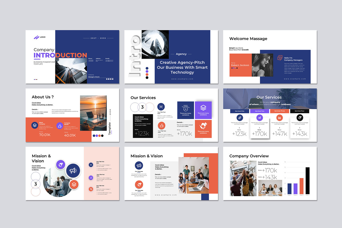 Company Introduction Presentation, a Presentation Template by Creative-Work