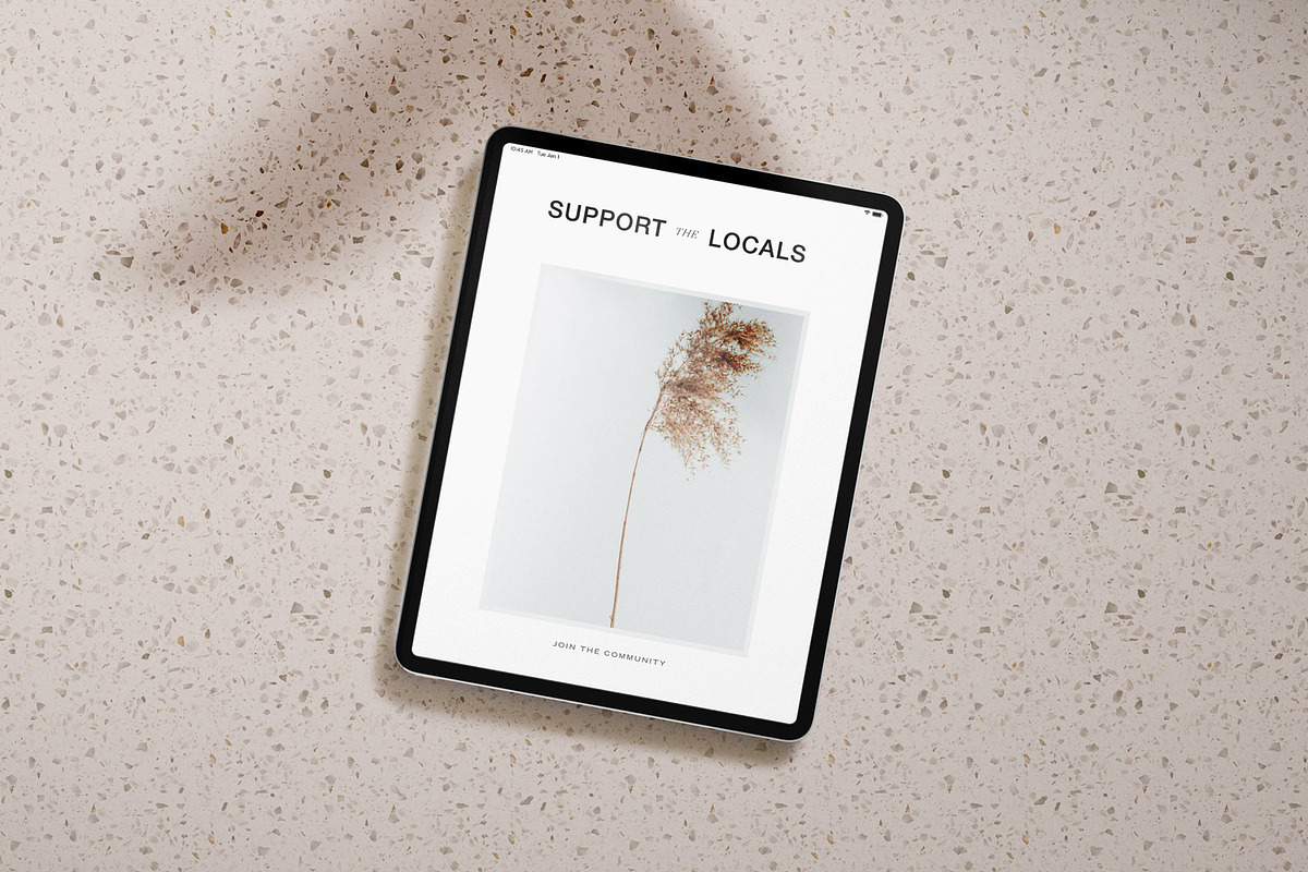 Ipad Pro Mockup Kit, an iPad Mockup by Cuoco