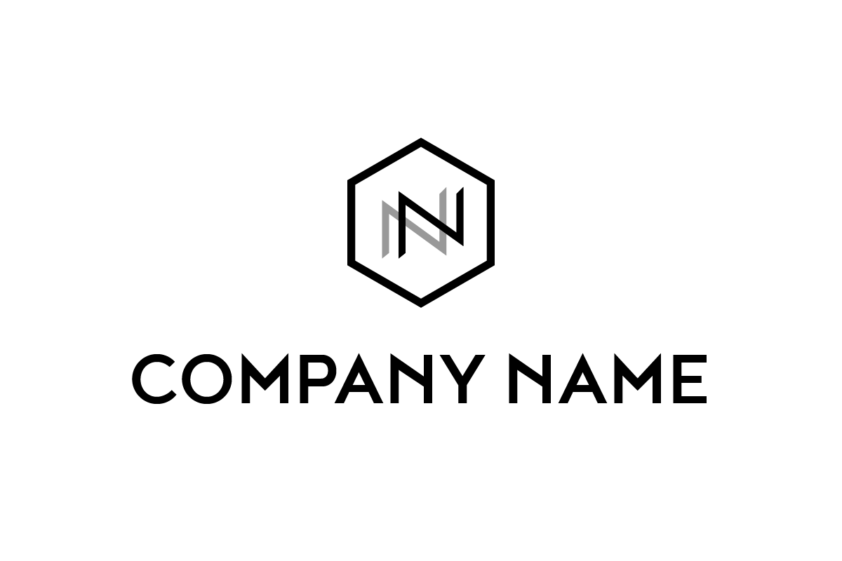 Double Letter N Logo Template