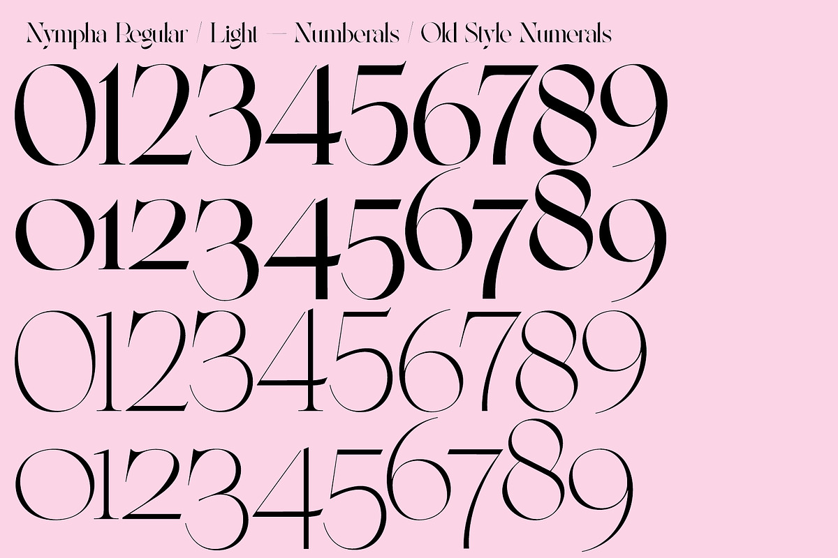 Nympha Luxurious Font