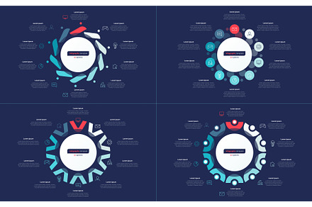 Business Circle Infographic Template | Work Illustrations ~ Creative Market