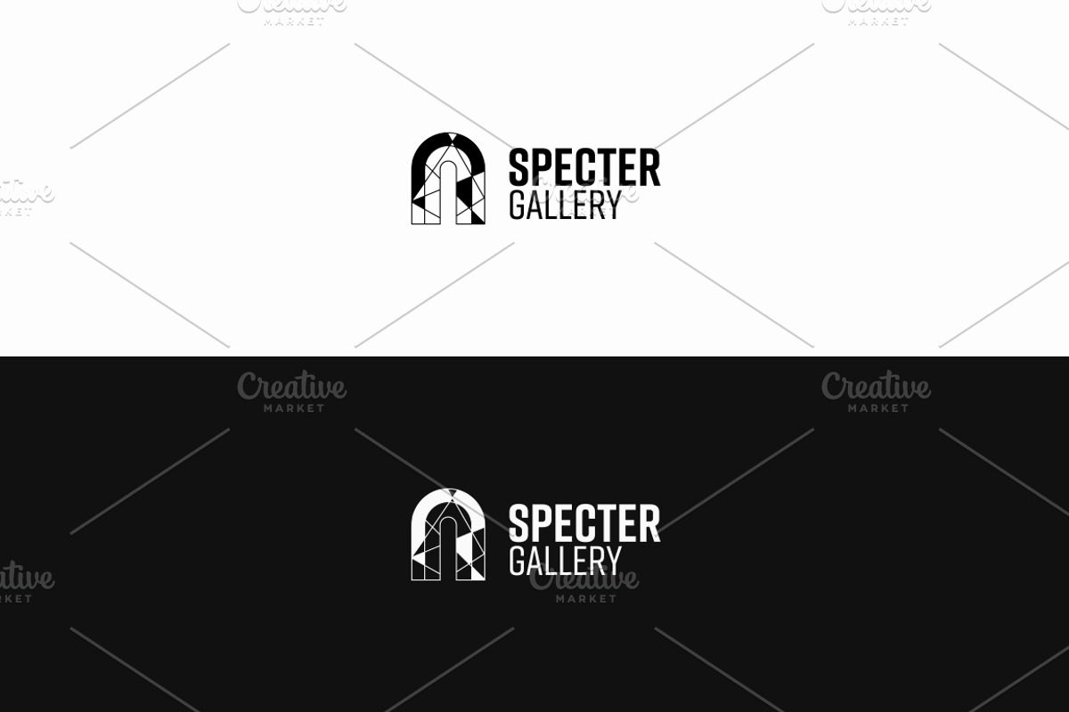 Specter Gallery Logo, a Branding & Logo Template by drawzen