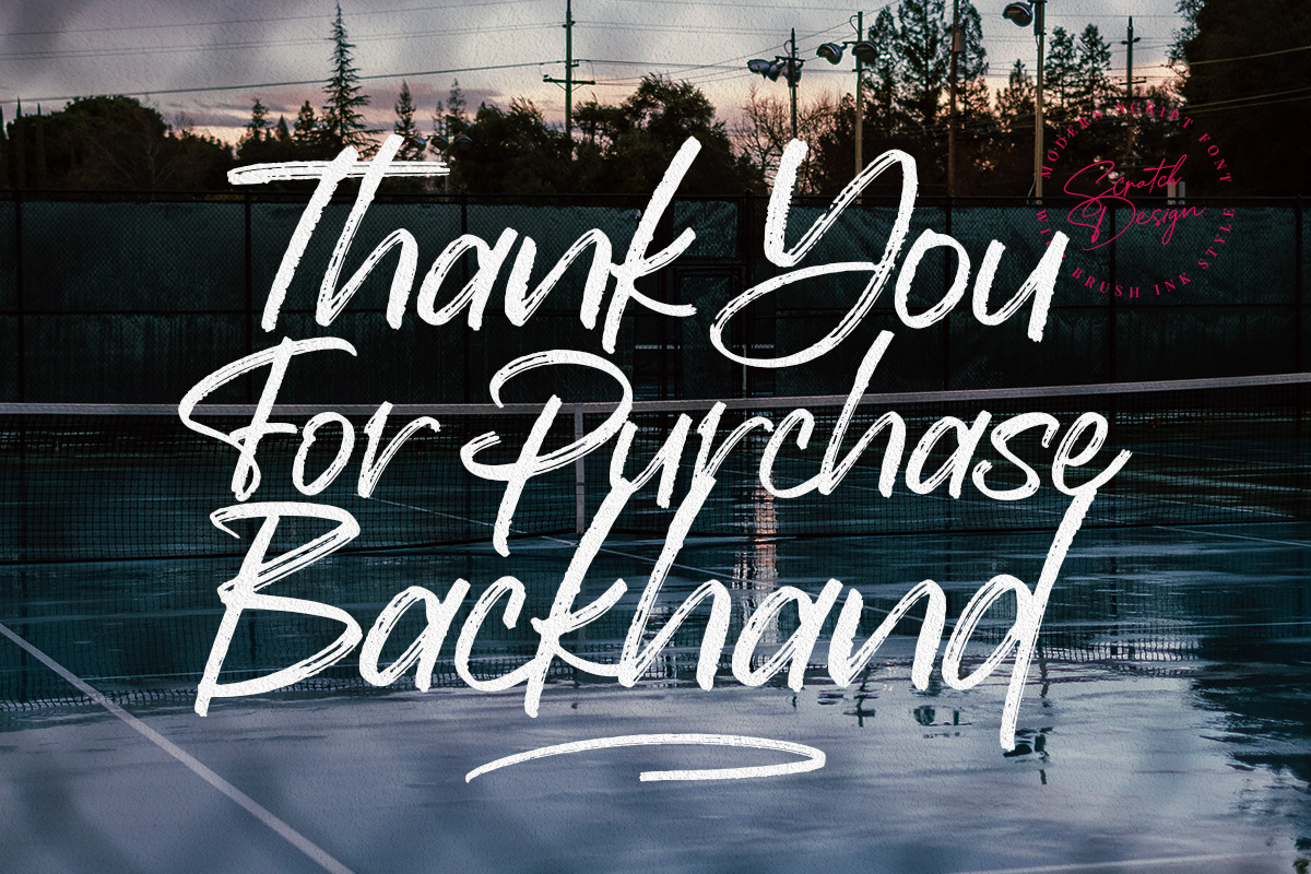 Modern Script with brushed ink texture | Creative Market