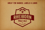 Rheiborn Font Duo + Free Font