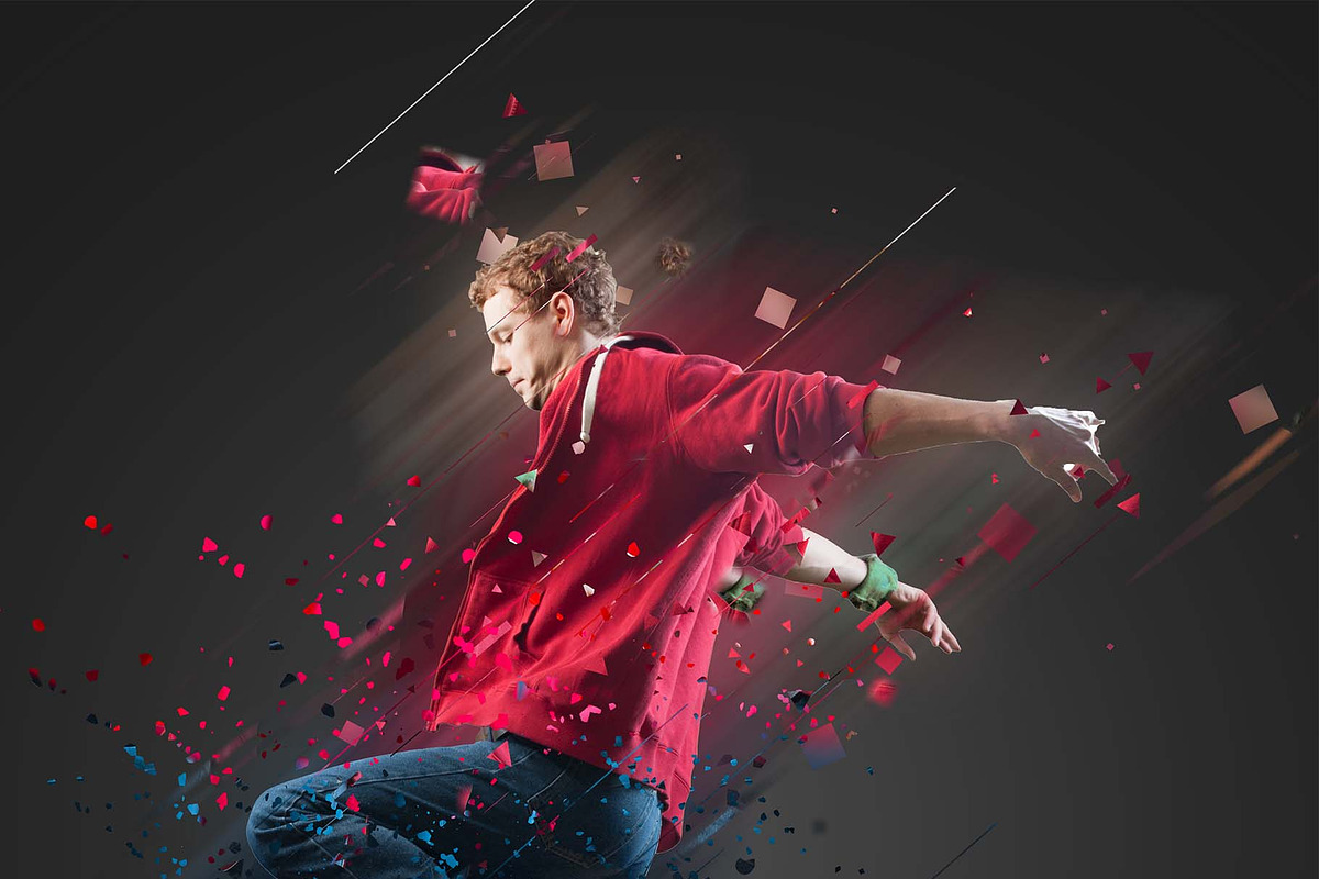 Mirror Dispersion Photoshop Action