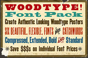 Woodblock Font Pack, a Font by Kitch22 Foundry