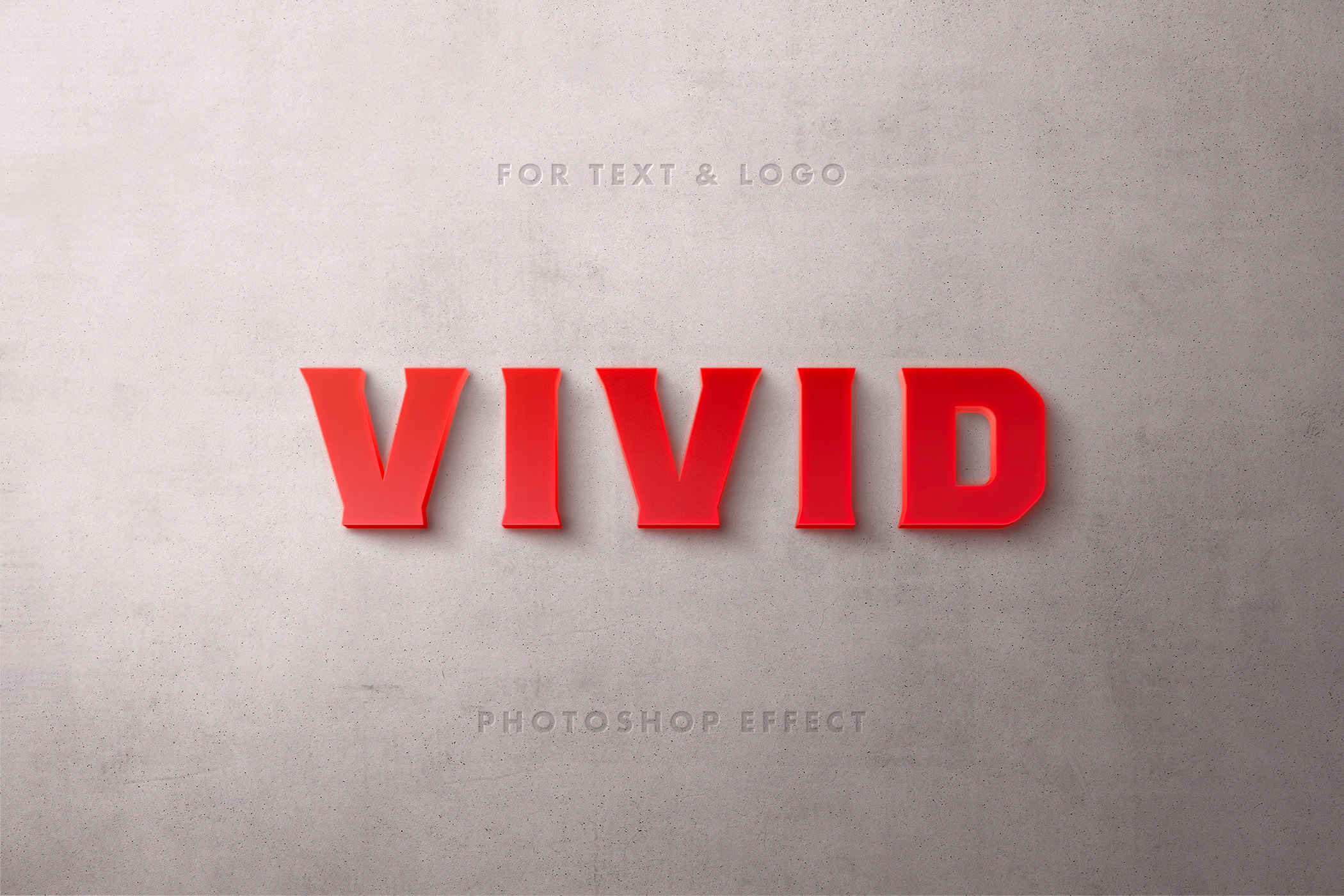 Red Typography Logo and Text Effect, a Layer Style Add-On by Design ...