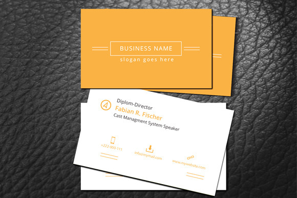 Simple Web Style Business Card, a Business Card Template by felicidads ...