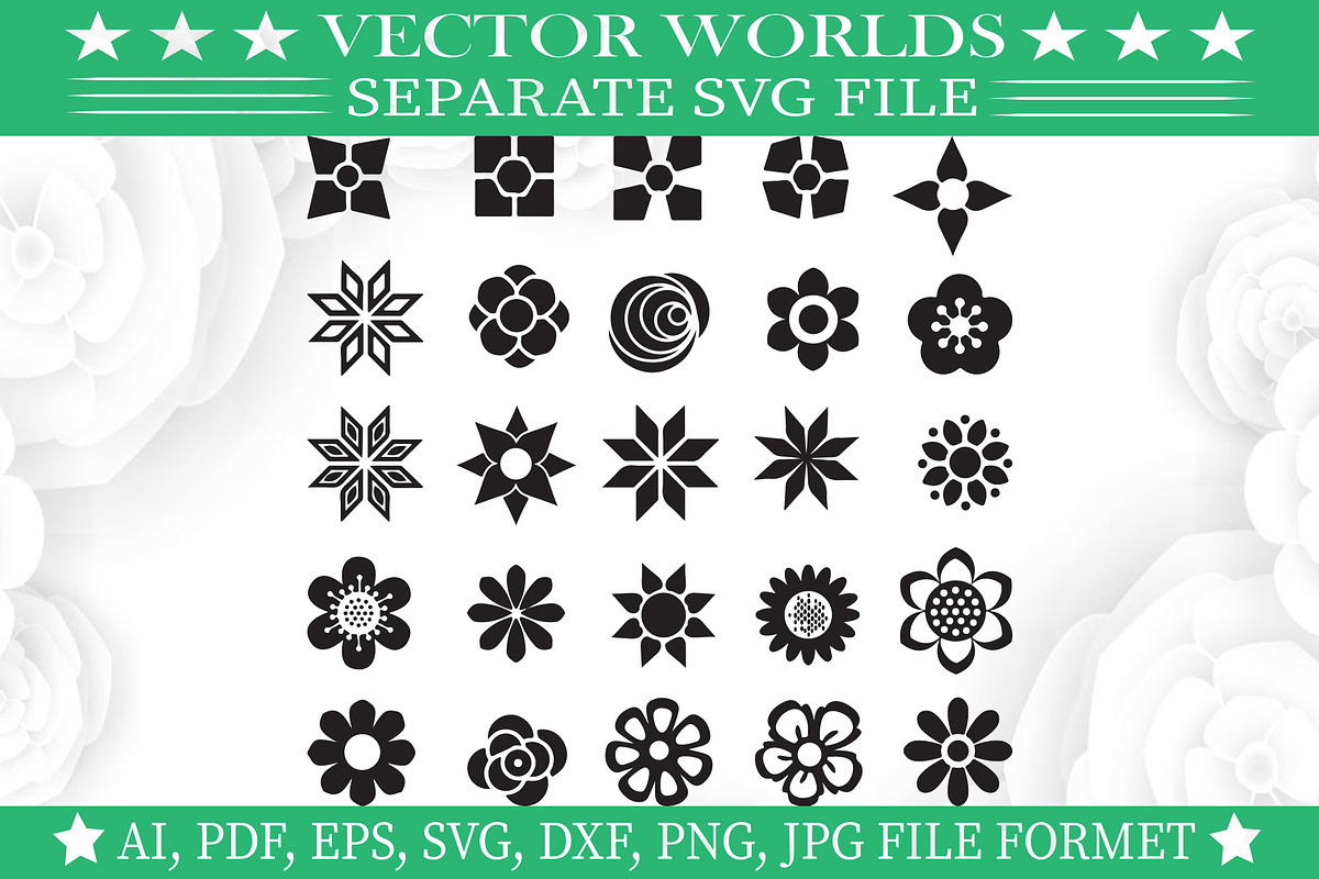 Daisy Flower Svg, Flower Svg, an Object Graphic by VectorWorlds