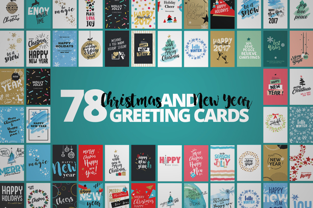 Christmas Cards Mega Set, a Technology Illustration by PureSolution