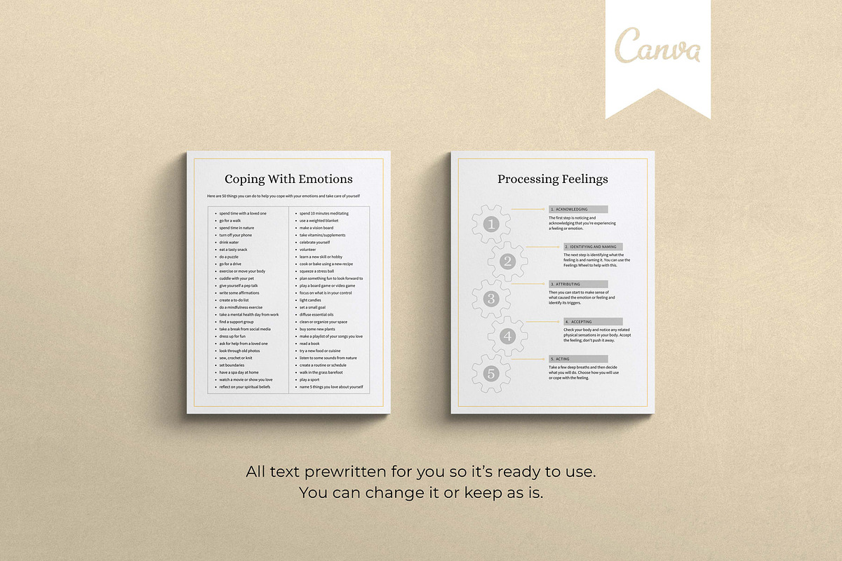 Feelings Wheel Canva Templates
