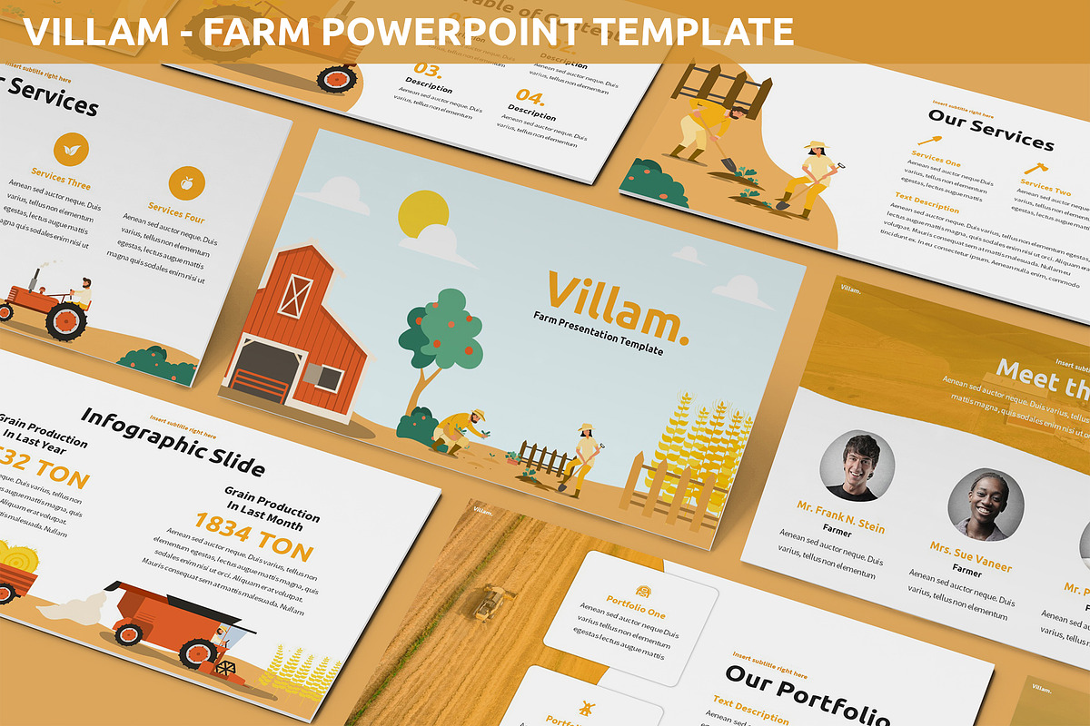 Villam - Farm Powerpoint Template, a Presentation Template by ...