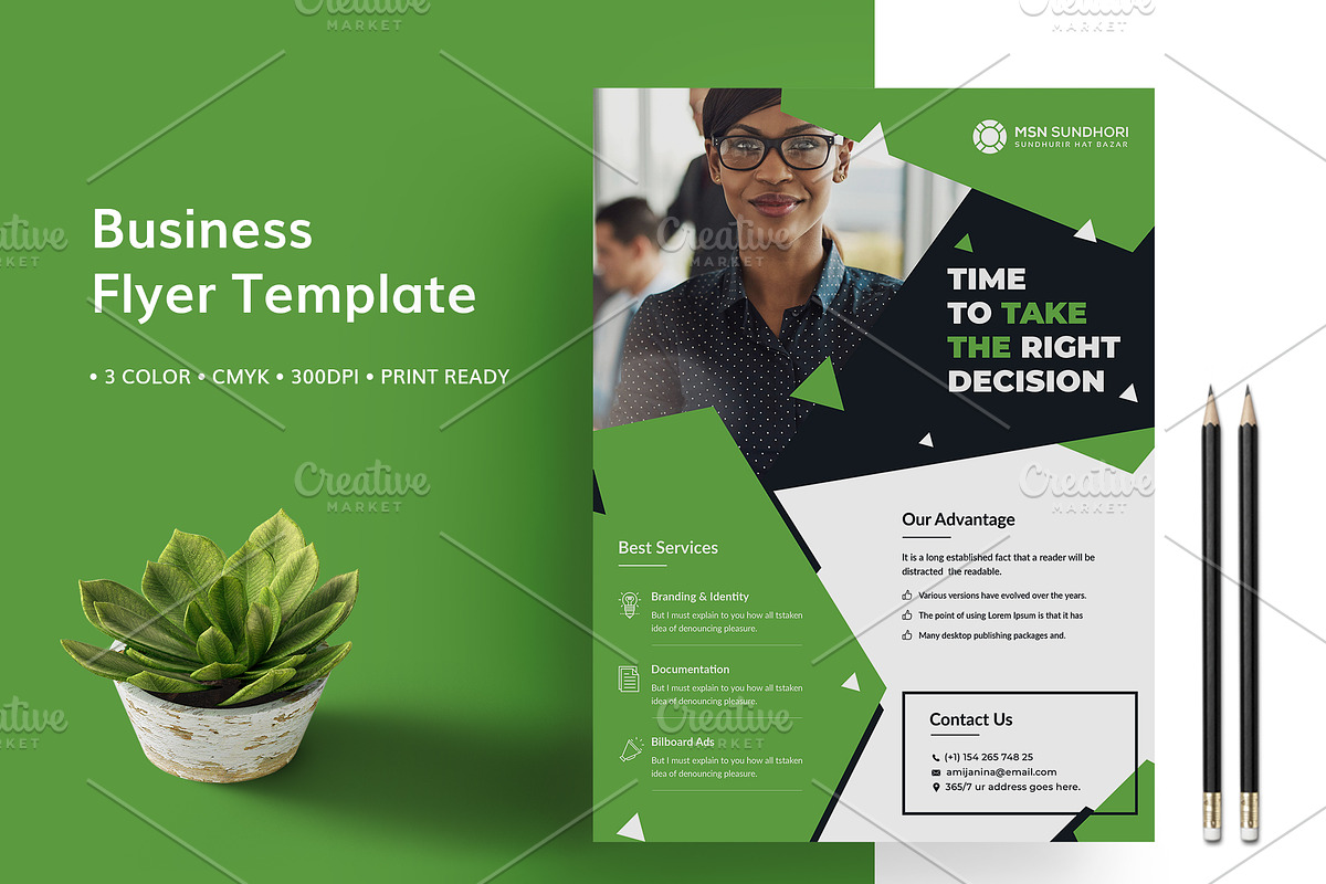 Flyer, a Flyer Template by Pixelpick